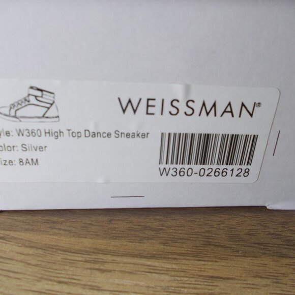 Weissman | Shoes | Weissman W36 Boss Gloss Silver Dance Shoes Womens 8 ...